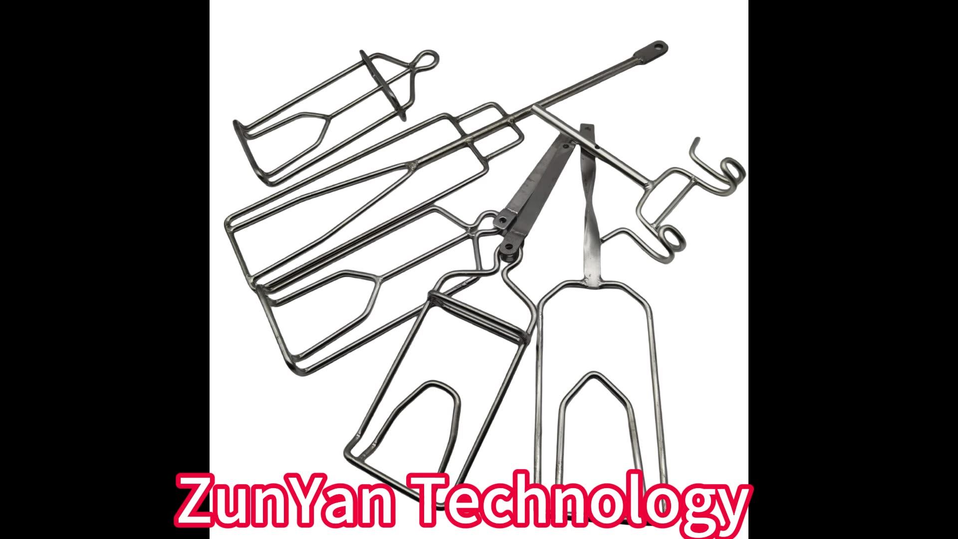 Plastic Suspension Conveyor Trolley For Chicken Duck Slaughter T-track ...