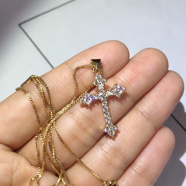 Nz1064 New Diamond The Christian Religion Jewelry Chic Cubic Zirconia ...