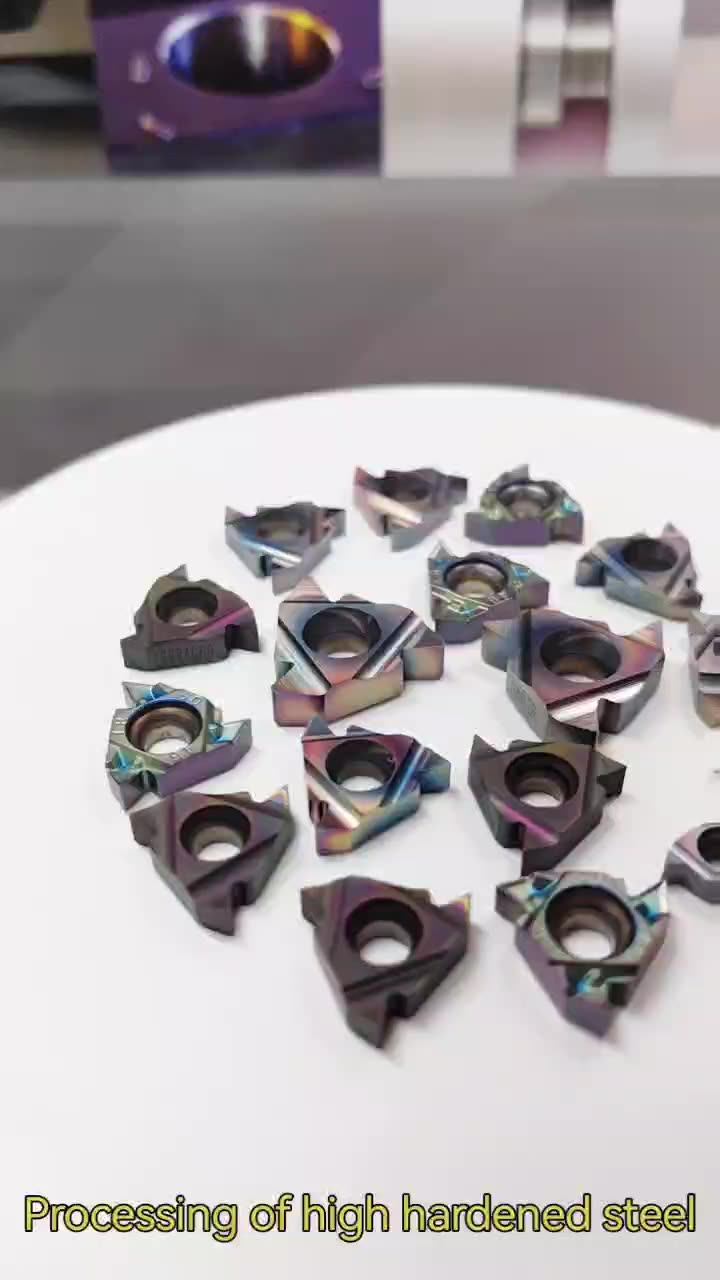 Seven Colors Hardening Cnc External Threading Inserts 16erag60 Ag55 ...