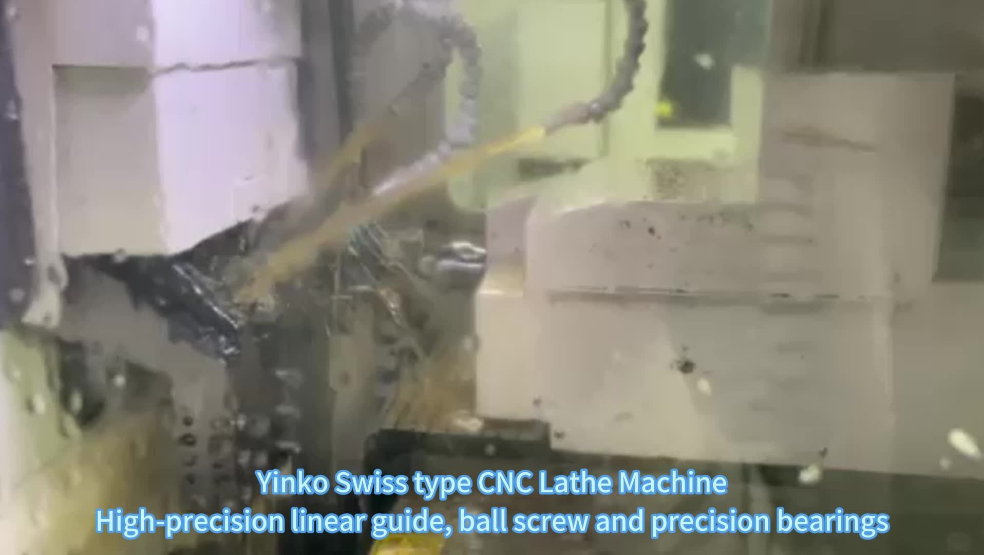 5 Axis Cnc Turning Milling Machine Swiss Lathe Machine 26mm With Bar ...