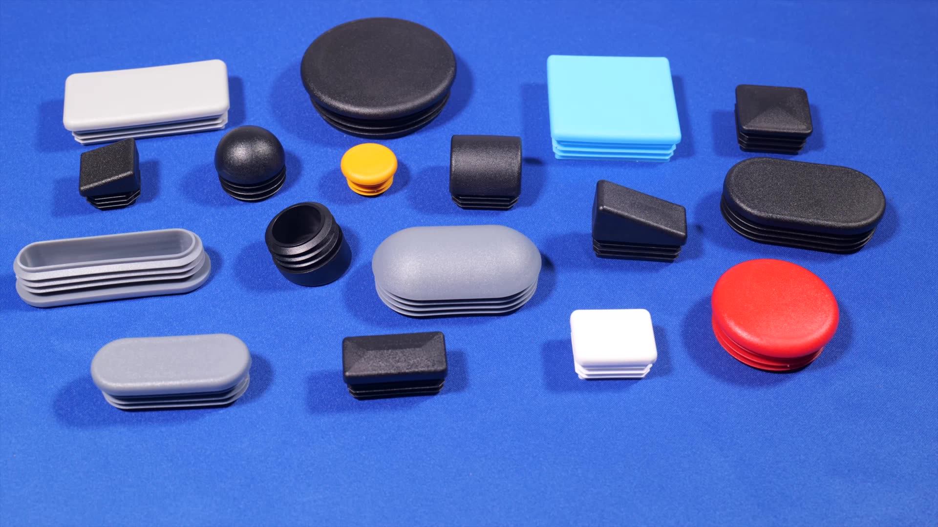 Mocap Round Square Rectangular Pipe Plastic End Caps Plugs Steel Tube ...