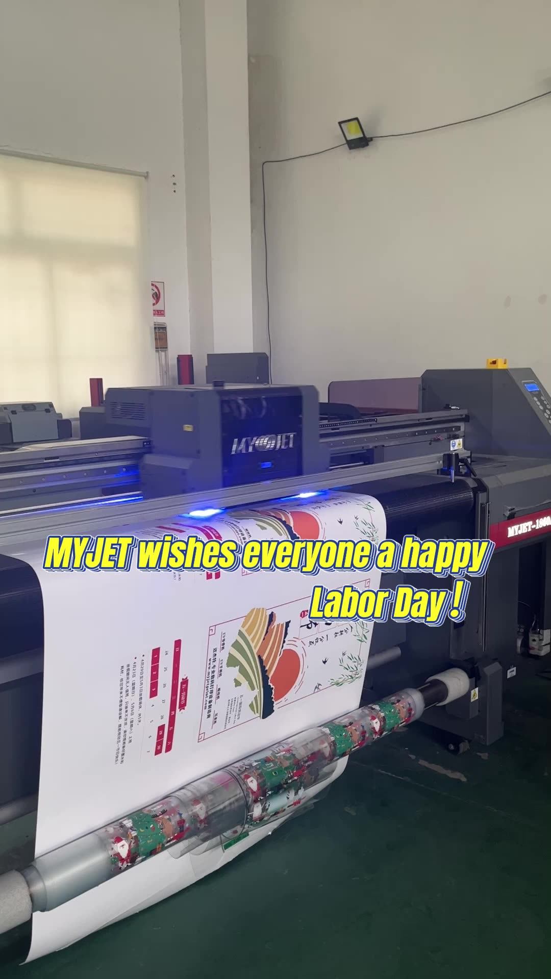 1.8m Uv Hybrid Printer Both Rigid And Flexible Material Printing Inkjet ...