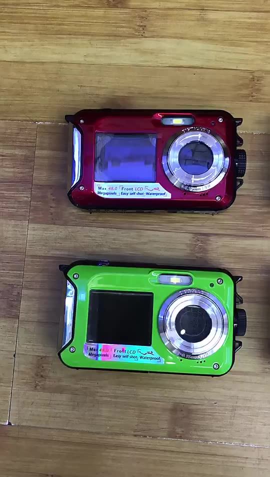 B368 Dual Screen Camera 48 Megapixels Waterproof Camera Camcorder Full ...