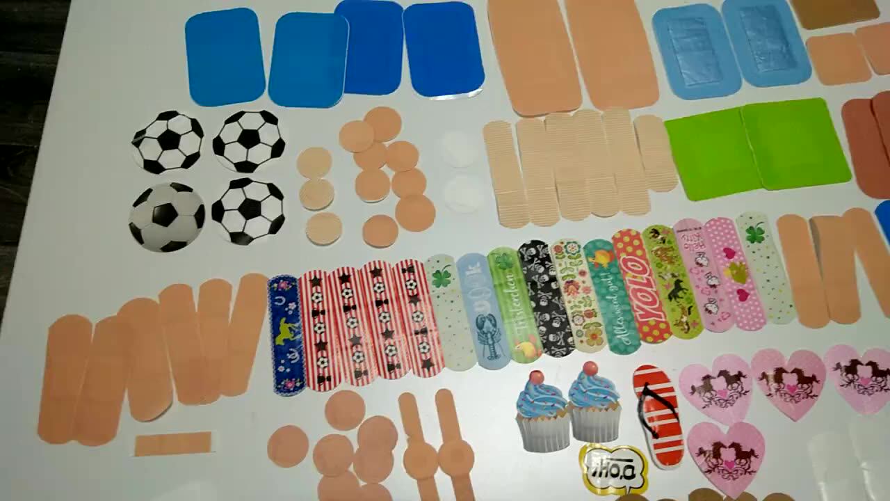 Customized Medical Band-aid Waterproof Cartoon Printing Band-aid ...