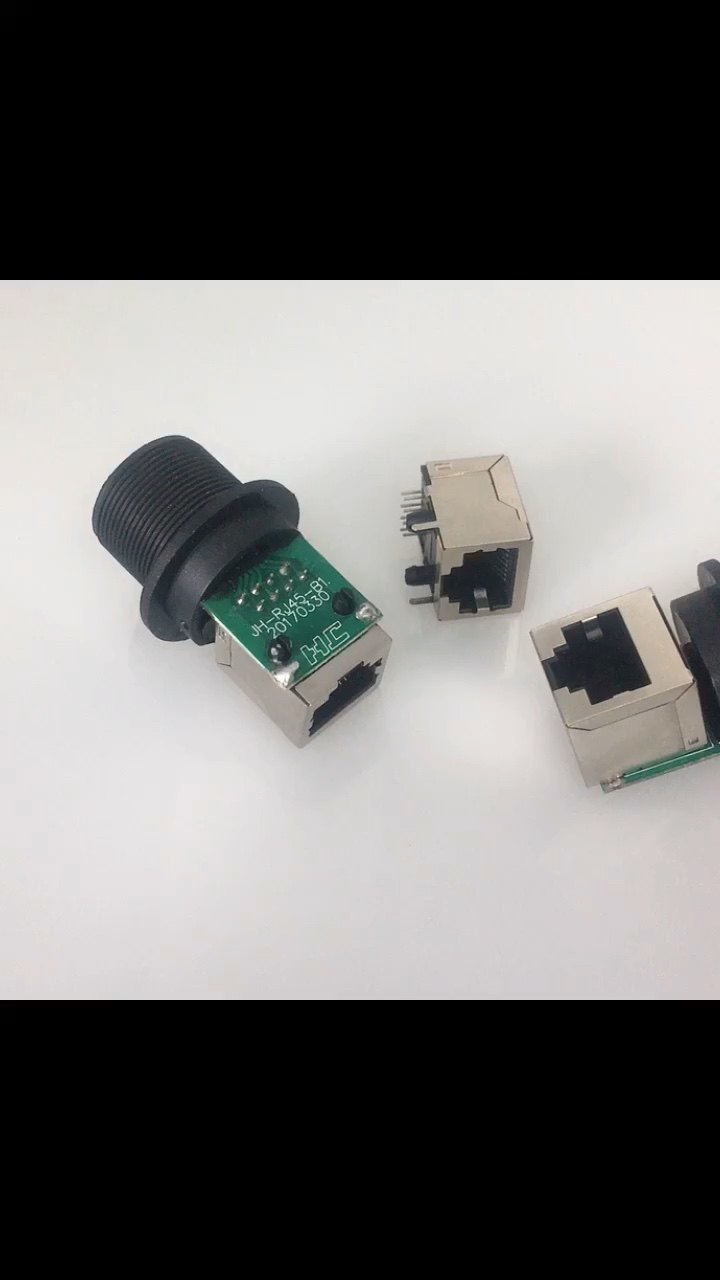 Rj45 Cat6 Ip67 Waterproof Rj45 Bulkhead Connector Outdoor Cat 6 Rj45 ...