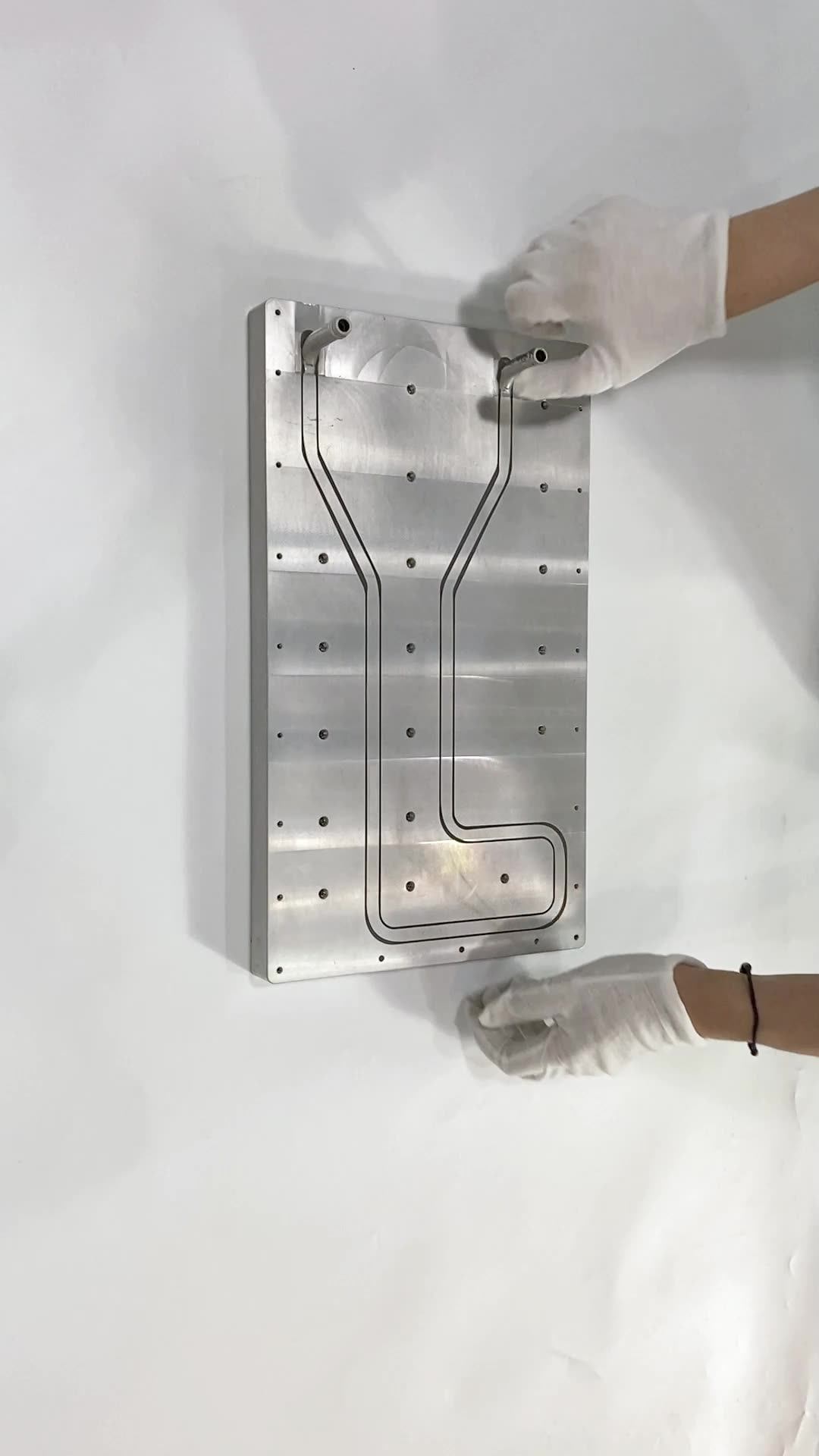 Factory Custom Copper Pipe Liquid Cooling Cold Plate Water Cooling ...