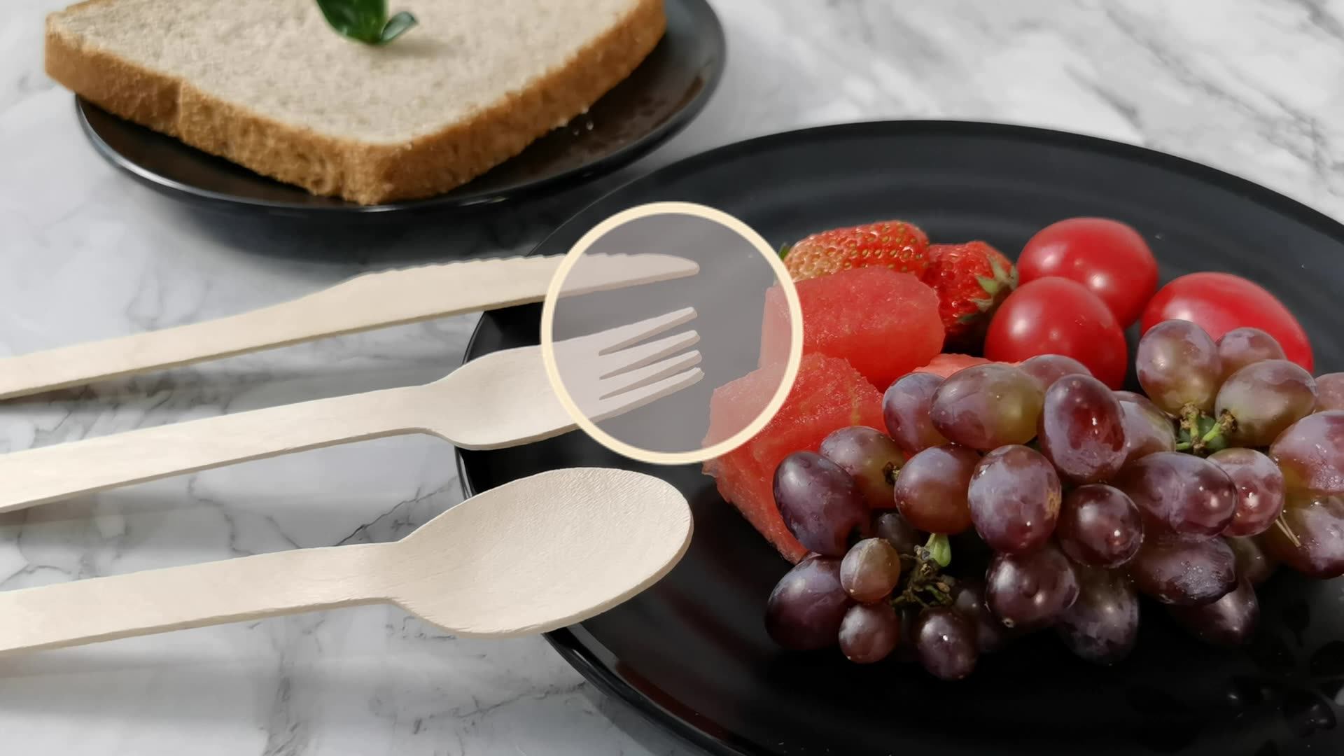 140mm/160mm Eco Friendly Wooden Spoon And Fork In Paper Wrap - Buy ...