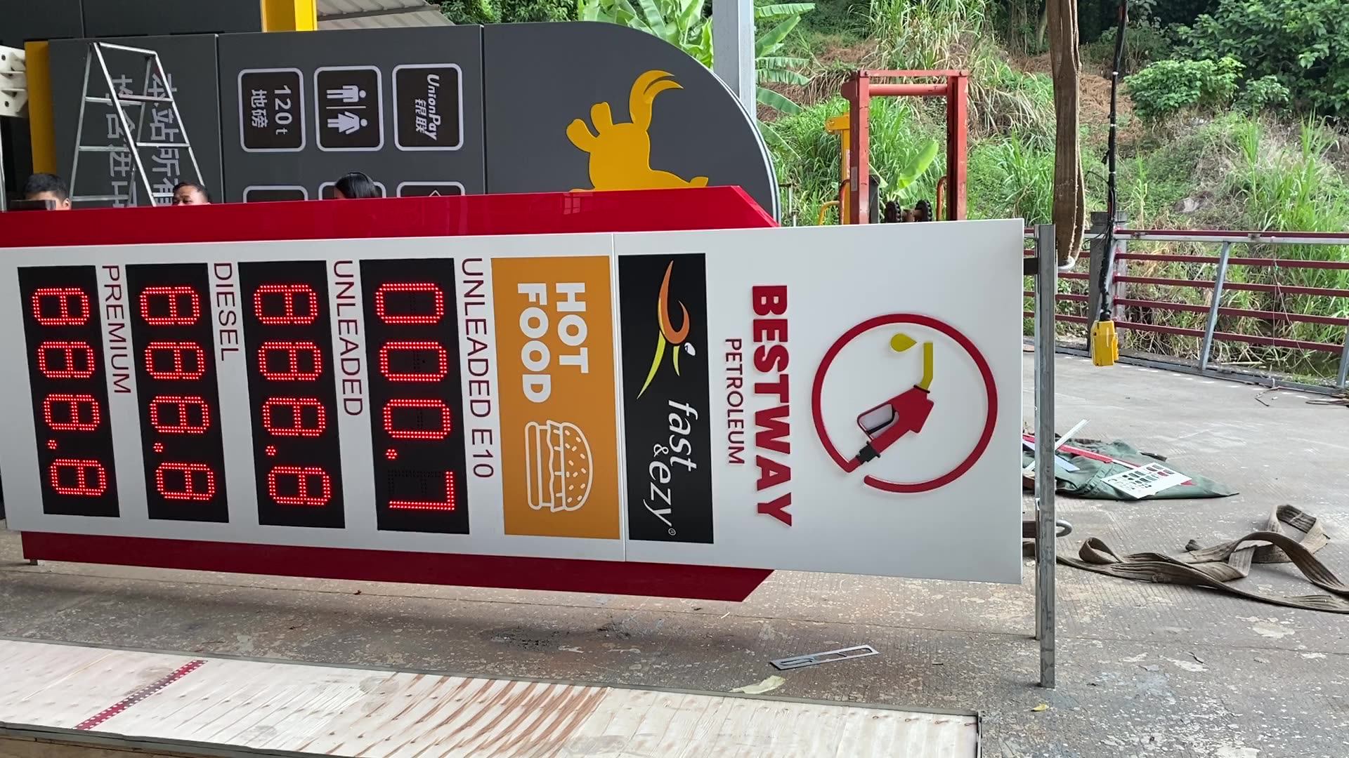 Large Interior Signage Wall Mounted Sign Pylon Stand Light Sign Price ...