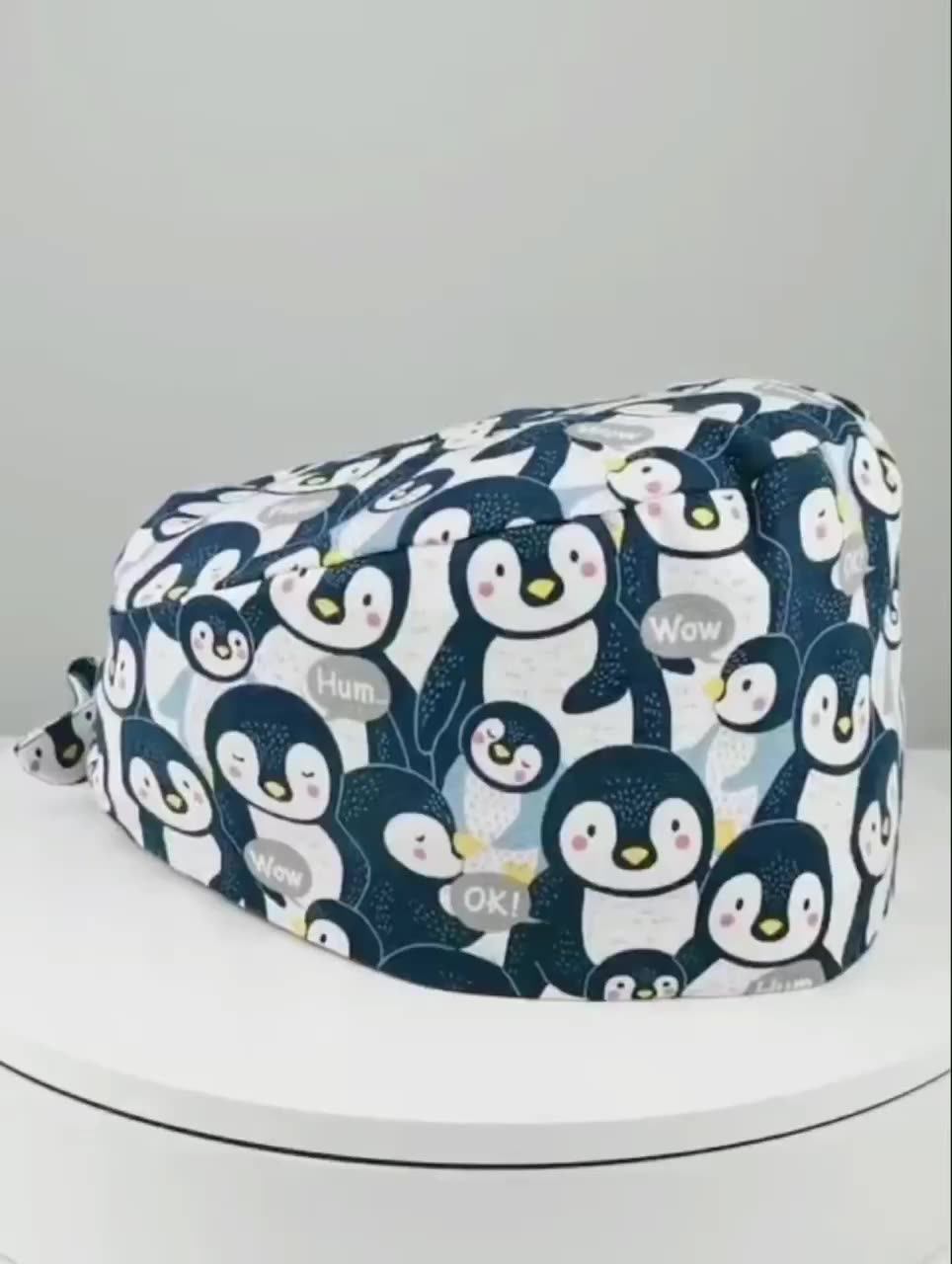 Penguin Medical Nursing Caps Surgical Scrub Hats Women Men Hospital ...