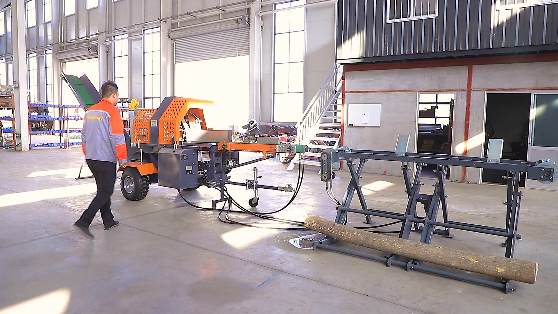 Jierui 2024 Best Sale Forestry Machinery Gasoline Mobile Fire Wood ...