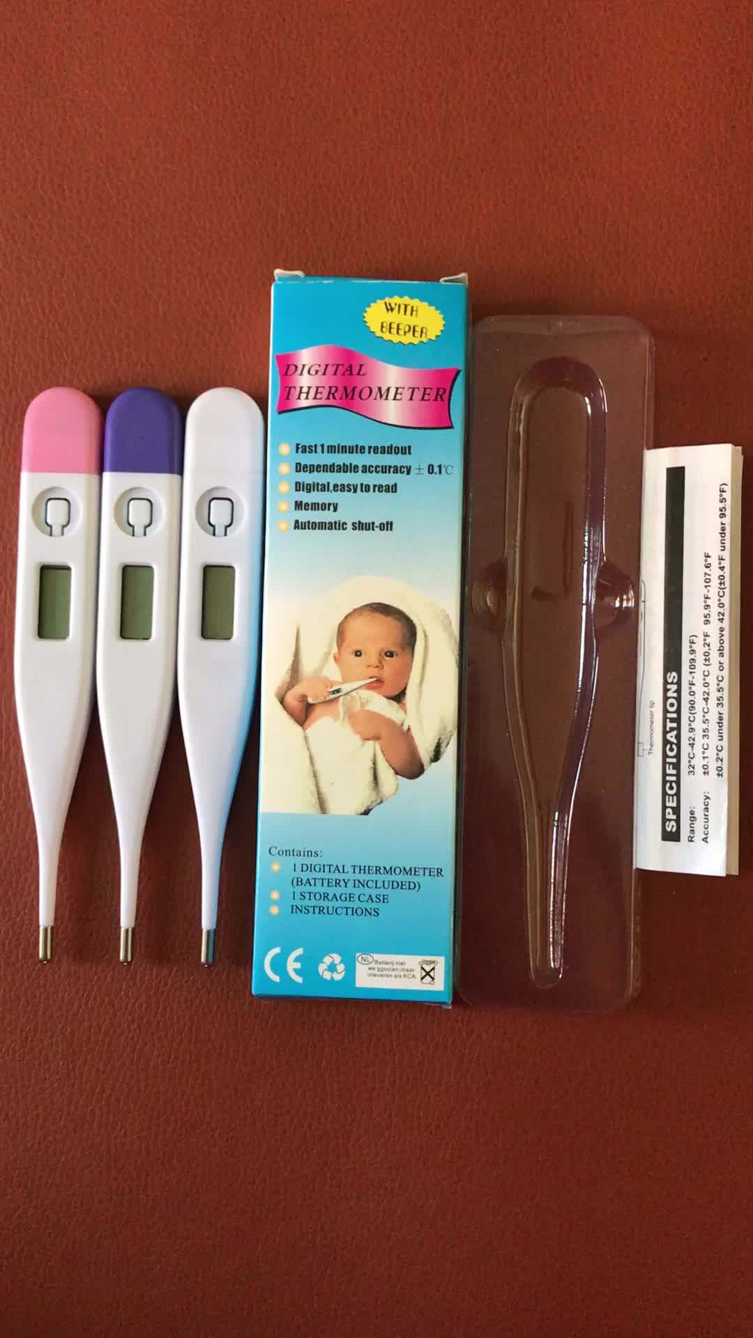 High Accuracy Test Human Temperature Red Mercury In The Thermometer ...