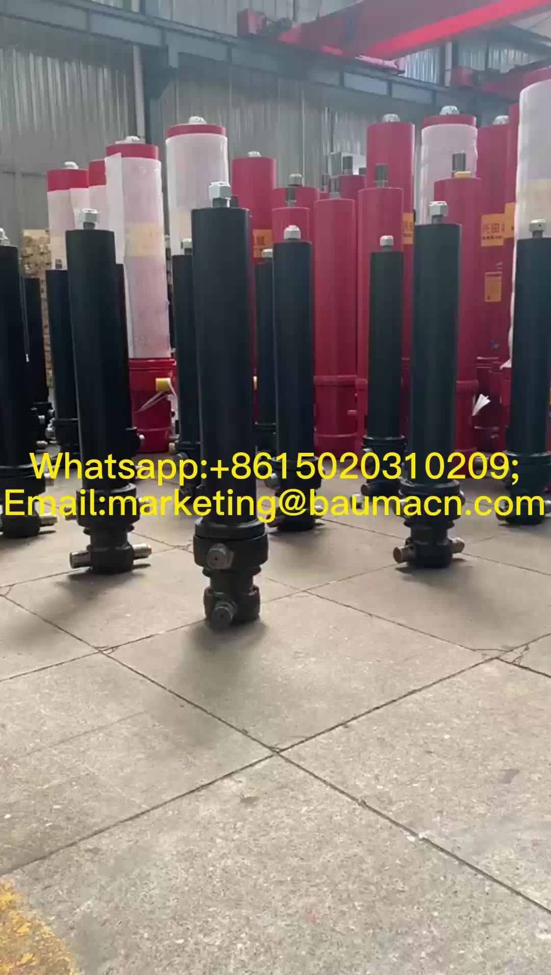 Hyva Long Stroke Telescopic Hydraulic Cylinder Ram,5-stage Hydraulic ...