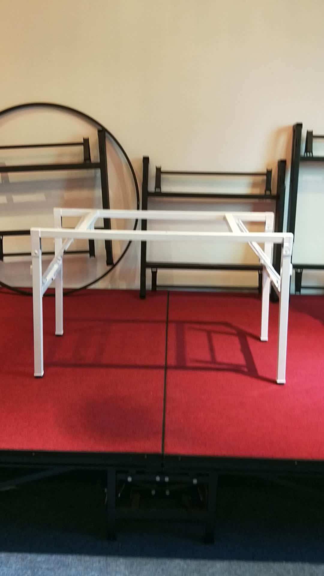 Folding Metal Table Legs Strong Foldable Table Frame Customized Table ...