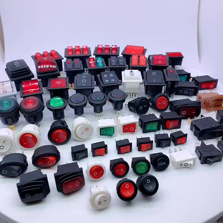 Rleil Rl3-2 On-off Power Switch Rs601f Dpst 4pin Maintained Mini Rocker ...