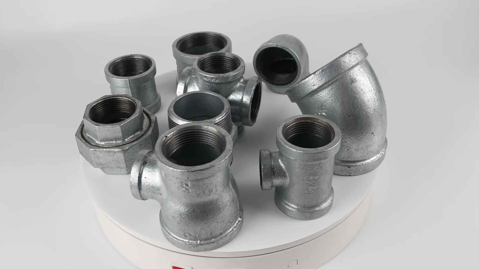 Pipe Connection Banded Gi Cast Iron Tee Nipple Plug Pipe Fitting ...