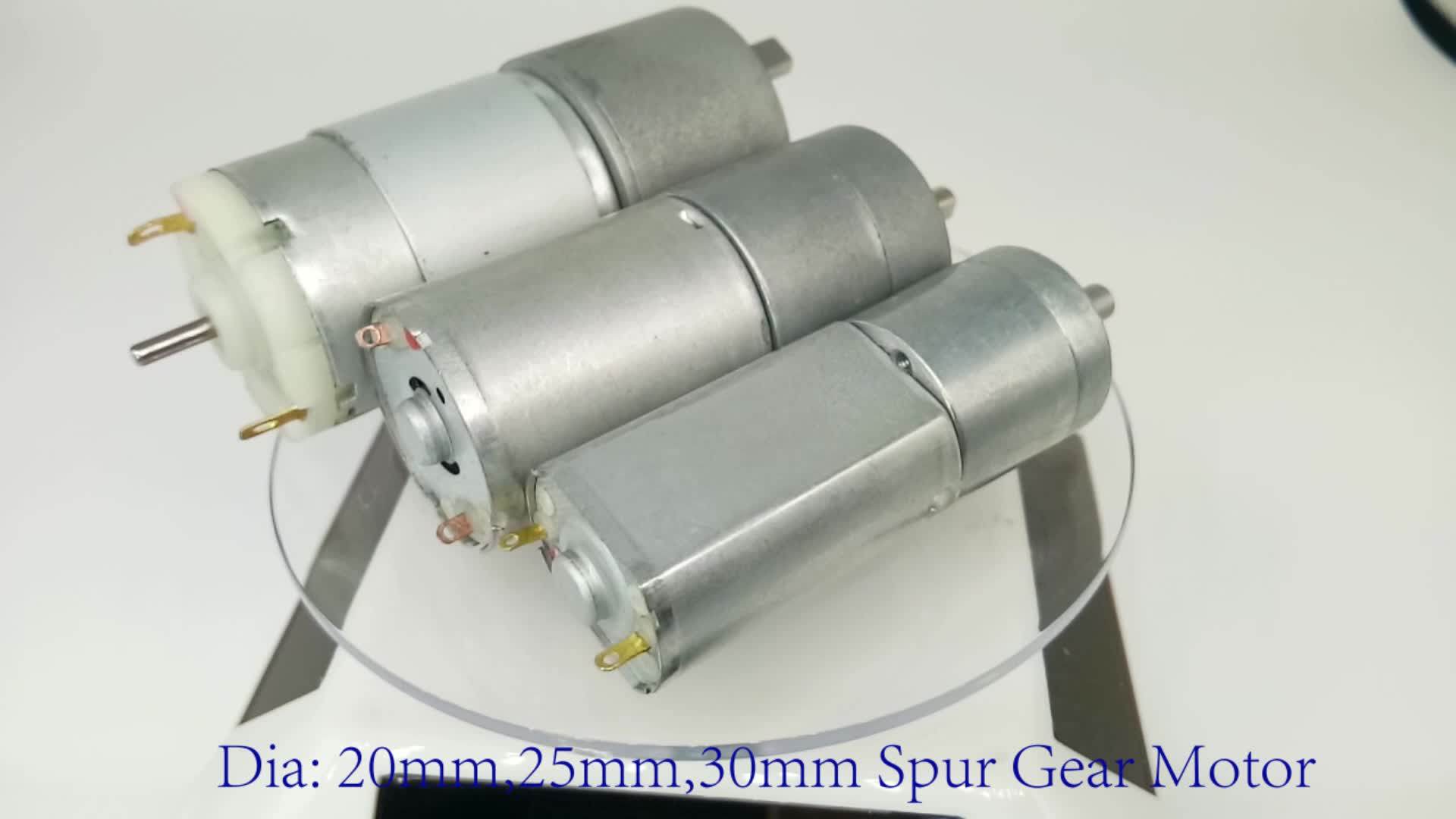 3v 6v Dc Motor Generator Micro Metal Gears 25mm 20rpm Small Dc Gear ...