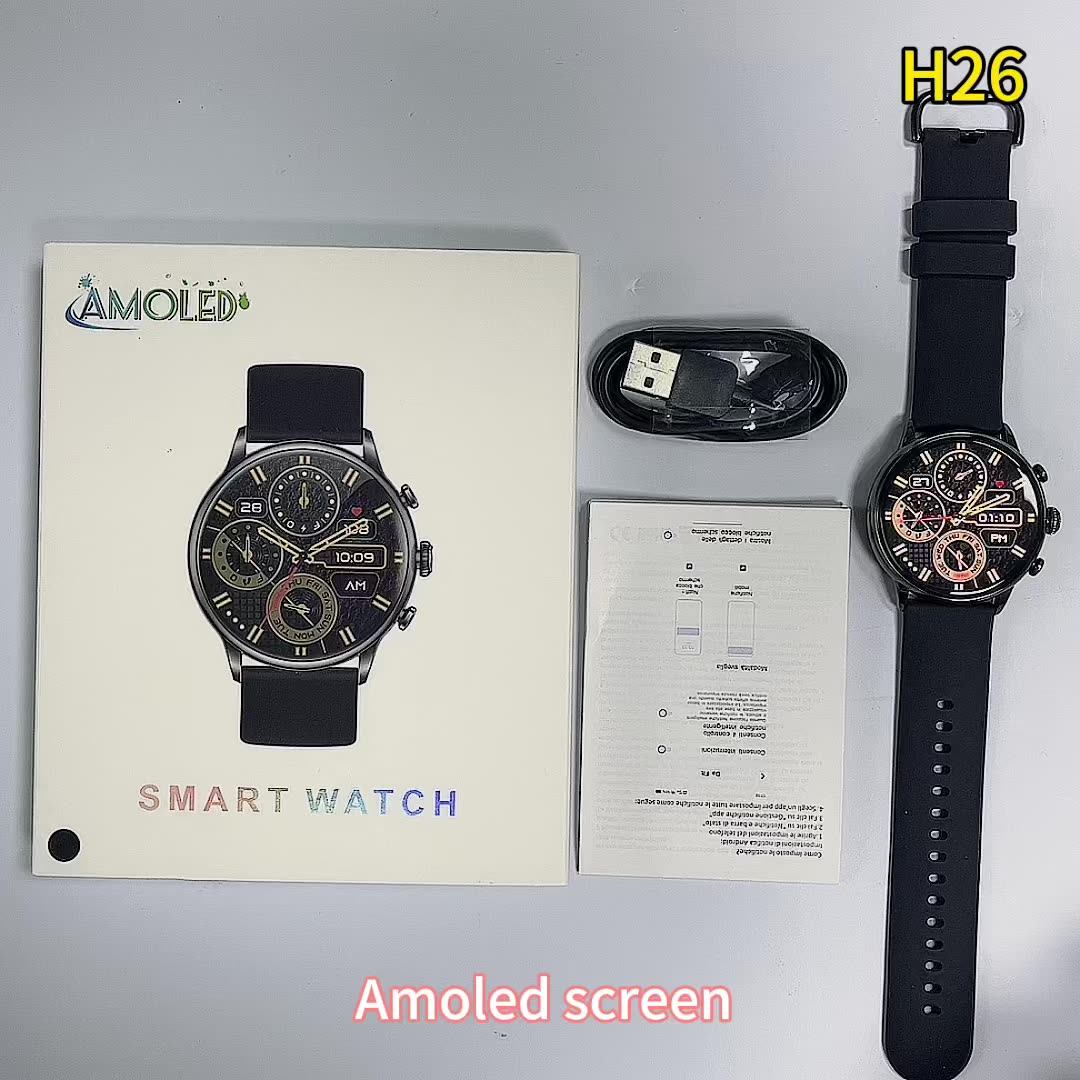 H26 Smart Watch Dafit 1.43 Inch Hd 466x466 Screen Fitness Smart ...