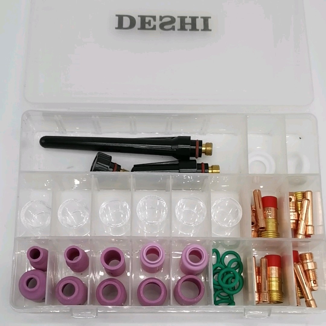 49pcs Kit Wp Tig Welding Kit Stubby Gas Lens Wp17 Wp18 Wp26 Welding ...