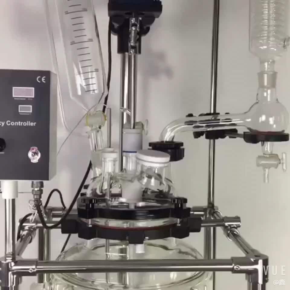 Explosionproof Jacketed Glass Vessel Bubble Column Reactor 20 L - Buy ...