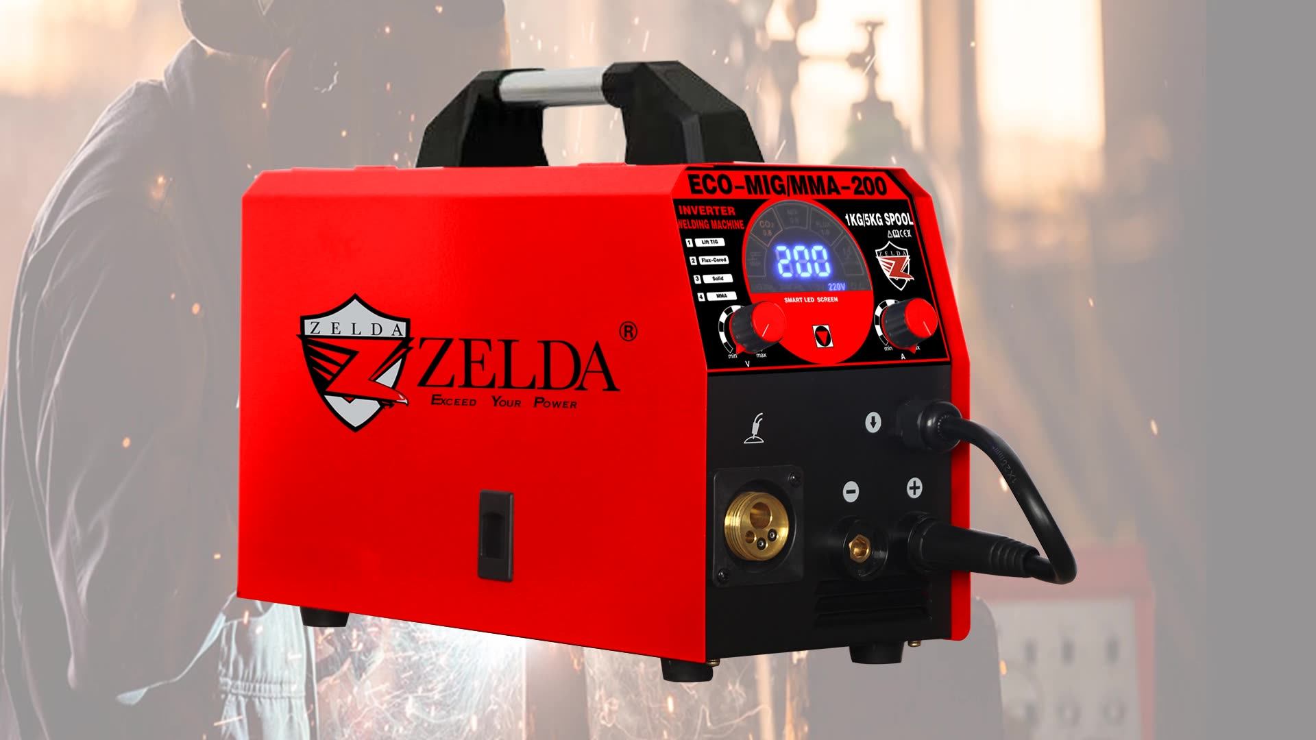 Welding Machine Mma Tig Mag Mig Welder Aluminium 4 In 1 C Heap Mig Mma ...