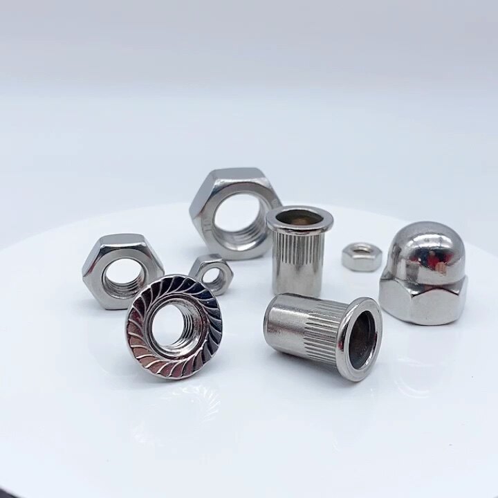 Din 934 A2 A4 70 M12 Stainless Steel Hex Nut Metric Fastener Ss304 Hex ...