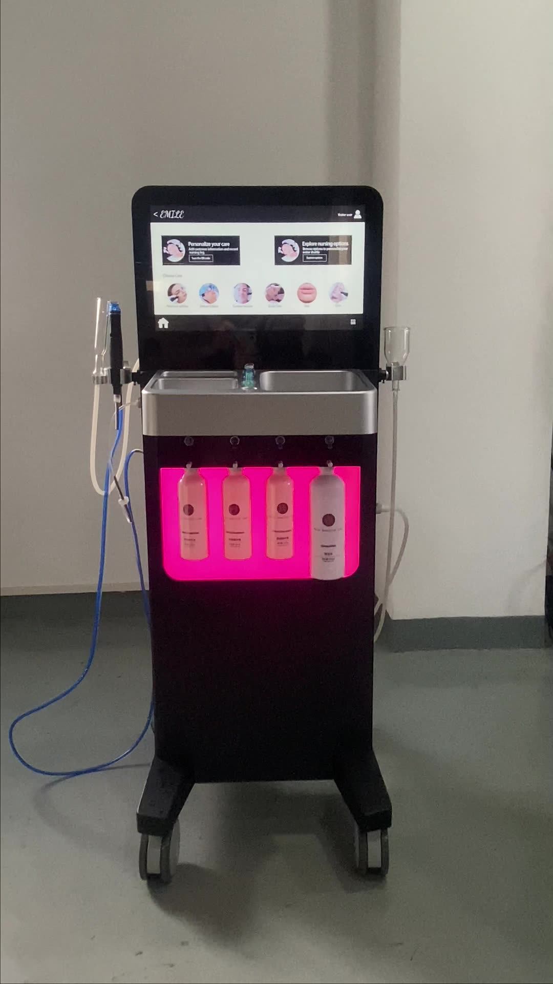 Facial Hydra Dermabrasion Diamond High Frequency Crystals Peeling ...