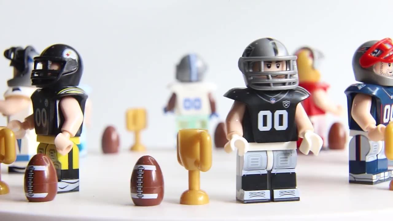 Famous National Football League Nfl Player Mini Building Block Figures ...
