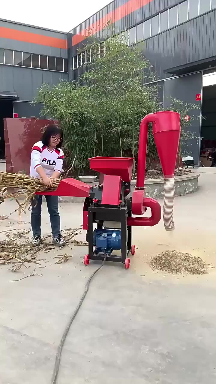Farm Multifunctional Animal Feed Crusher Efficient Dry And Wet Dual ...