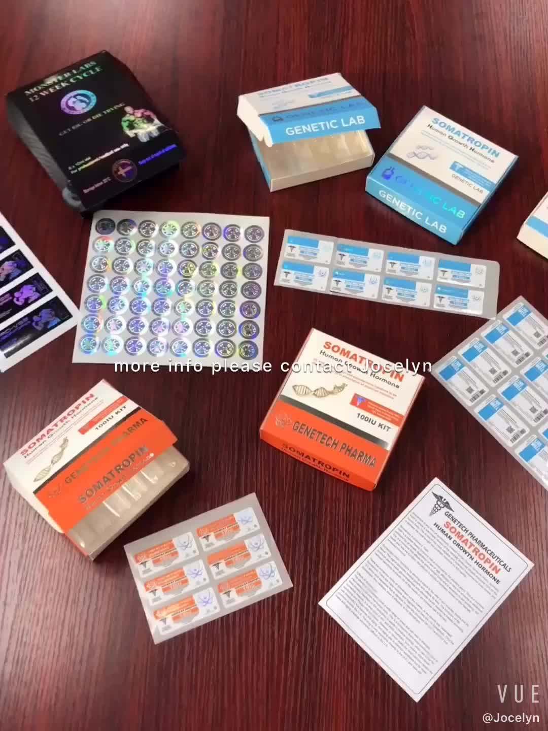 Hgh Somatotropin Growth Hormone 2ml X 10 Bottles 10iu Vial Hgh Boxes ...