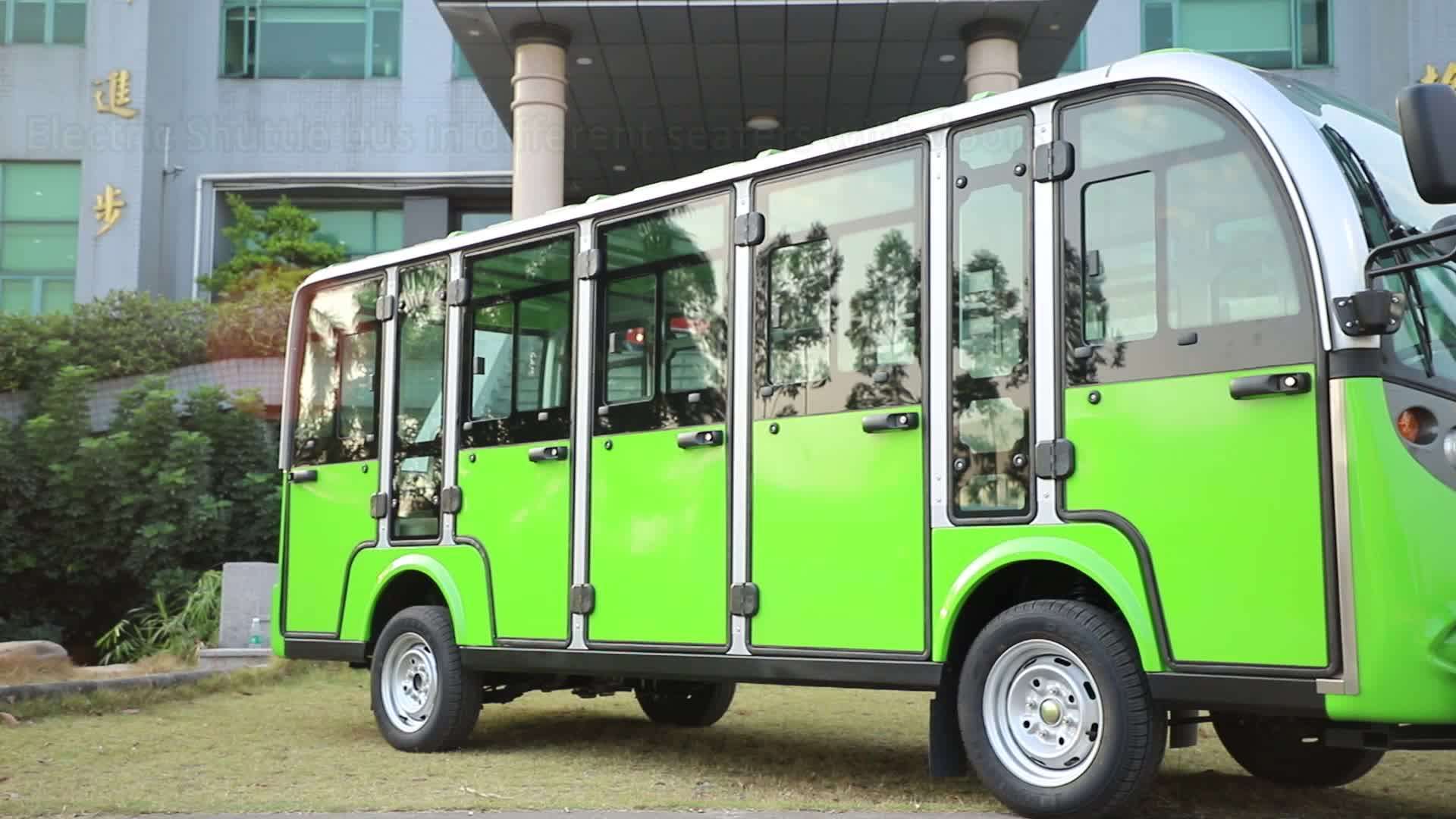 23 Seater Electric Sightseeing Bus 96v,13.5kw Ac System - Buy 23 Seater ...