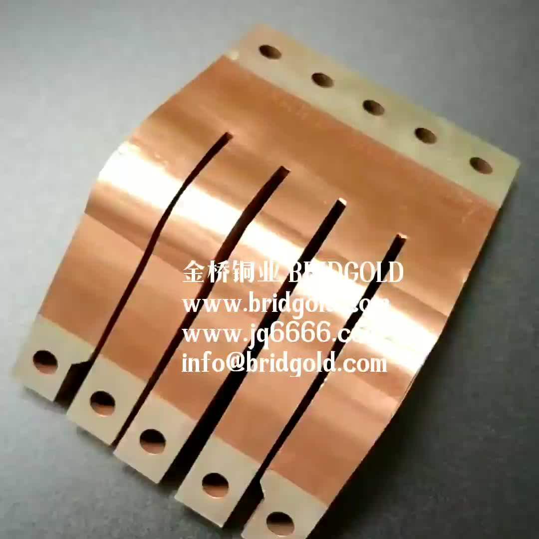 Insulated Copper Laminated Busbar With Orange Heat Shrink Tube - Buy ...