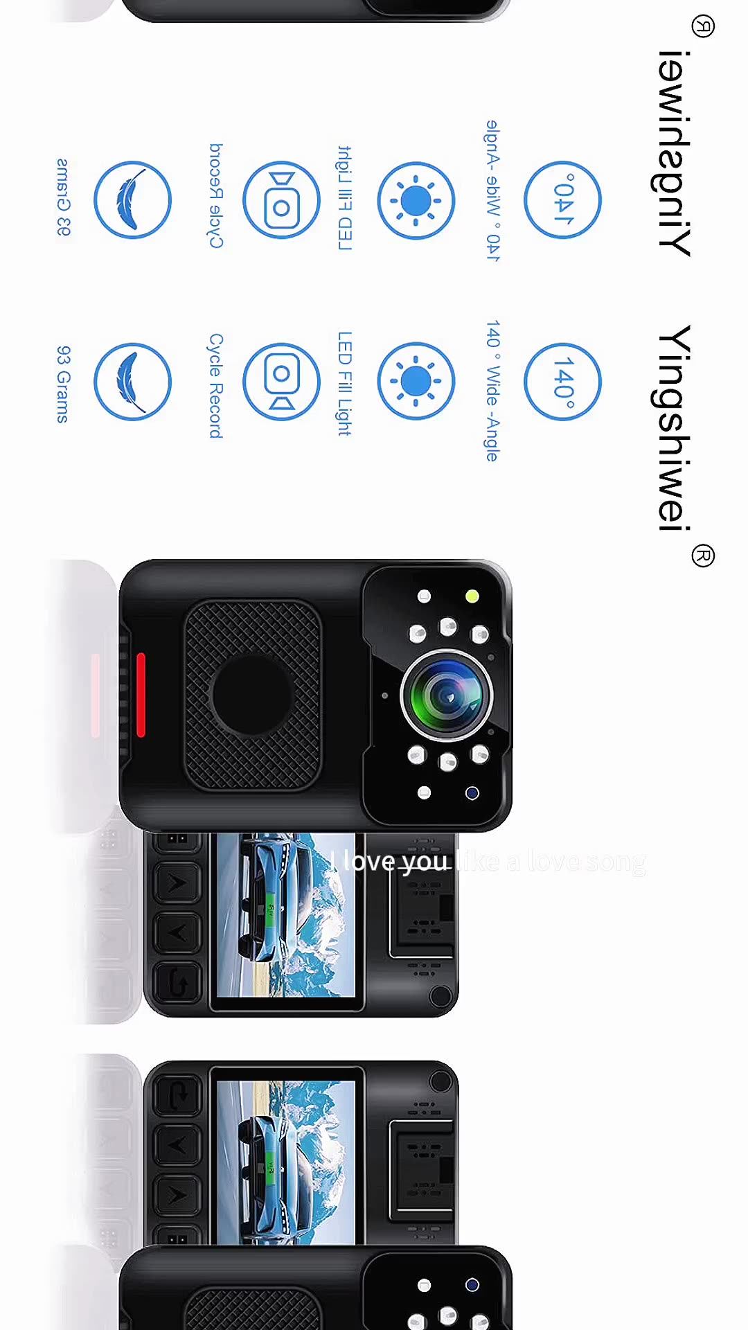 Body Camera 2024 Supports Night Vision Function 140 Degree Lens 36 ...