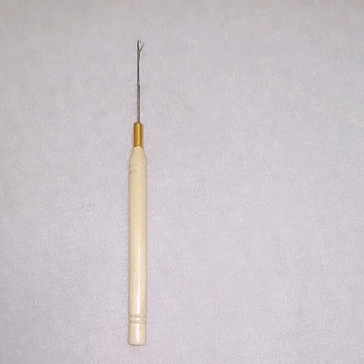 Hook Needle Hair Tools Wooden Handle Needles Micro Rings Pulling Needle ...
