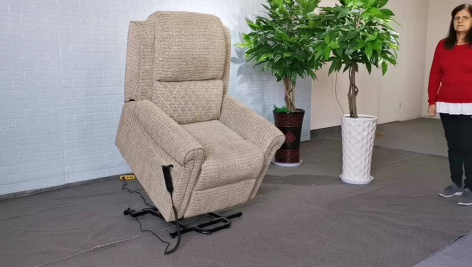 Geeksofa Living Room Electric Riser Recliner 180 Degrees Lay Flat Power ...