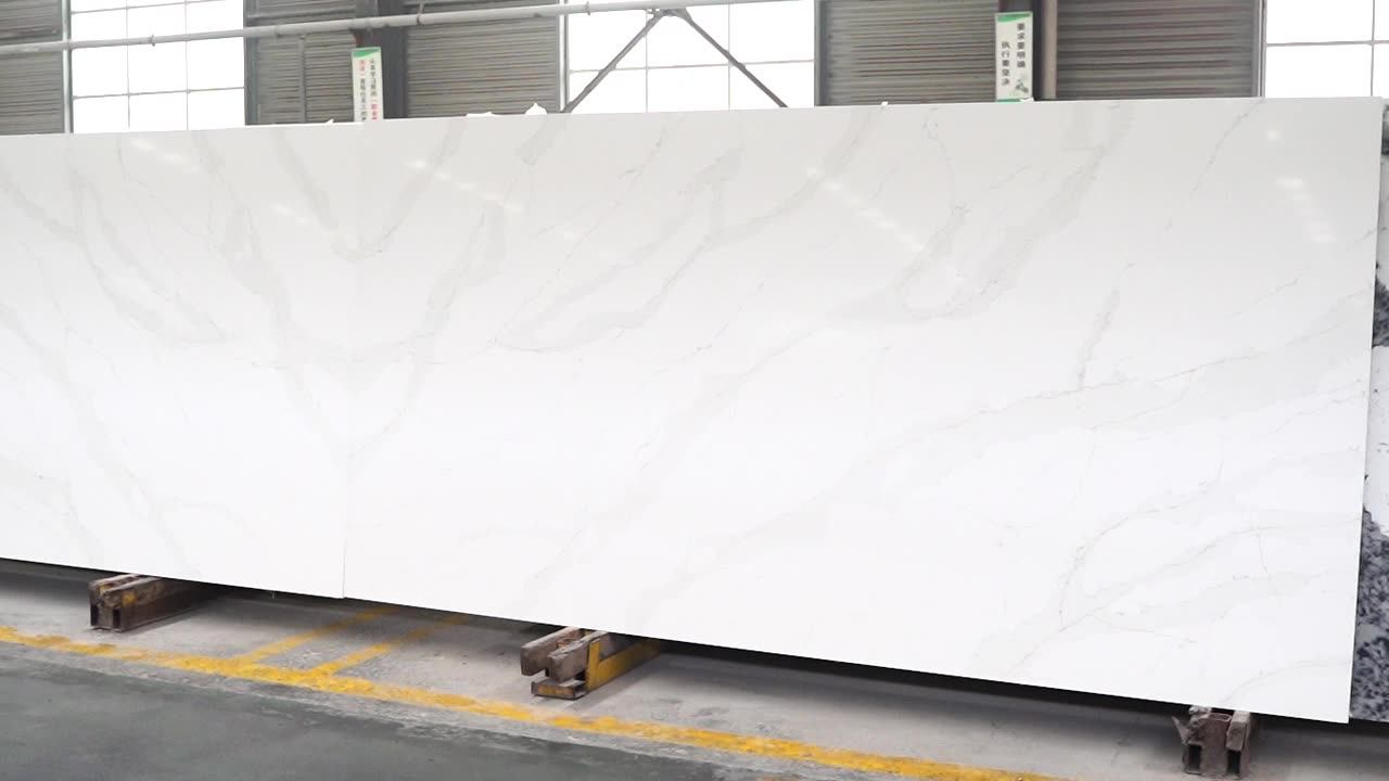 Horizon Slab Quartz Kitchen Sparkling White Quartz Slabs Quartz Countertops Crystal - Buy ...