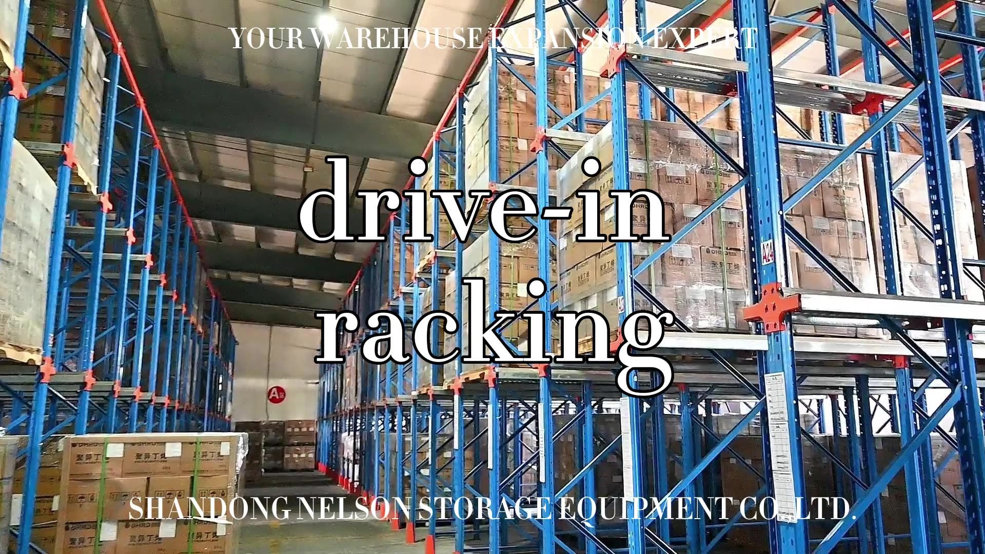 Oem Warehouse Racking Heavy Duty Scale Cold Storage Drive In Rack Type ...