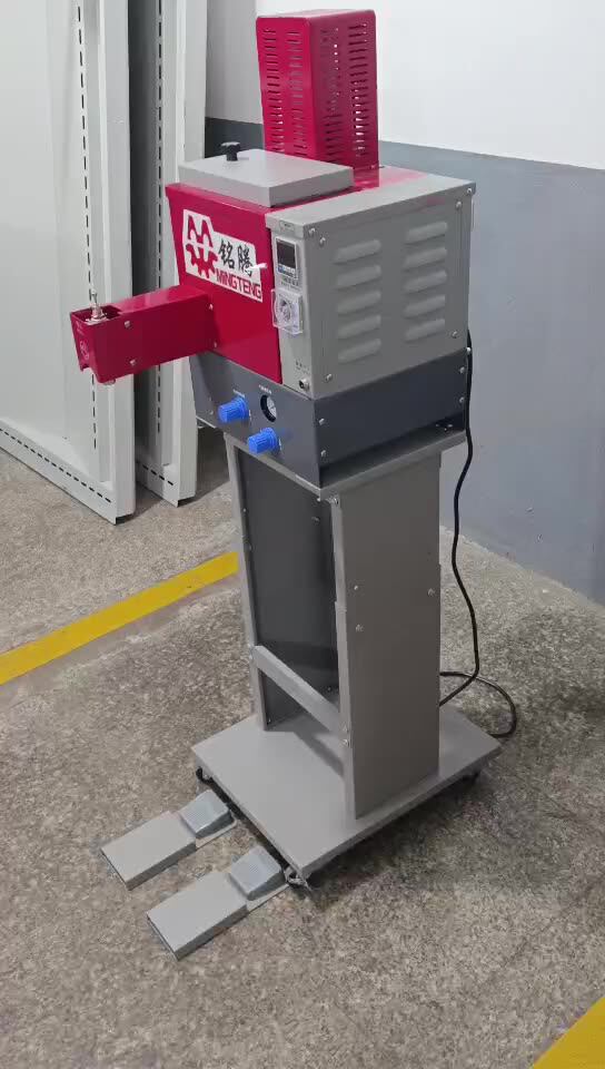 Pneumatic Double Heads Hot Melt Glue Gluing Machine Spraying Machine ...