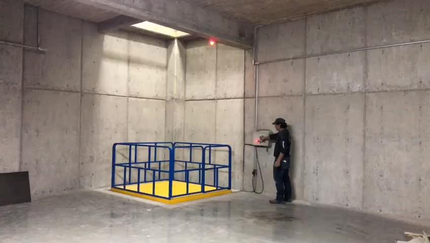 Customized Hydraulic Underground Parking Garage Design Car Elevator ...