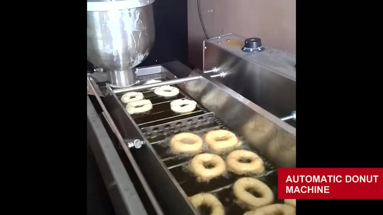 Lpg Gas Commercial Mini Automatic Yeast Donut Fryer Machine For ...
