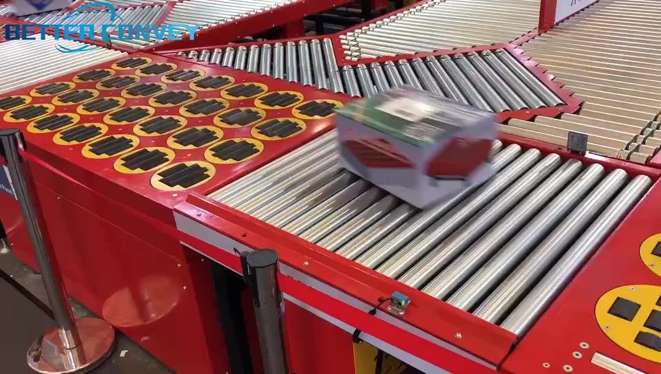 Five Exits Wave Sorter Better Conveyor Wheel Sorter Manufacturer For ...