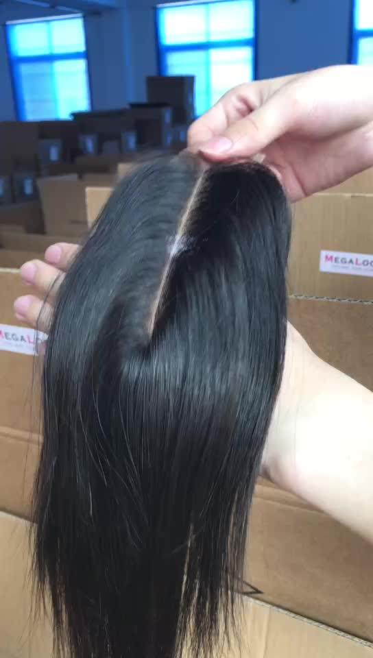 Cheap Customized 2x2 2x4 2x6 3 X 4 Human Hair Lace Closure 130 Density ...