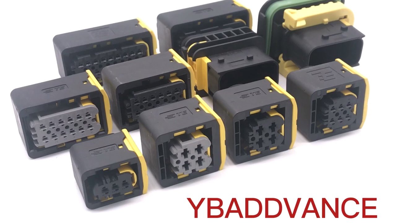 Tyco Amp 4 Pin 0-1418395-1 Female Waterproof Automotive Electric ...