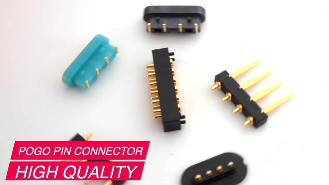 4mm Spring Loaded Contacts 4 Pin Pogo Test Pins Connector - Buy High ...