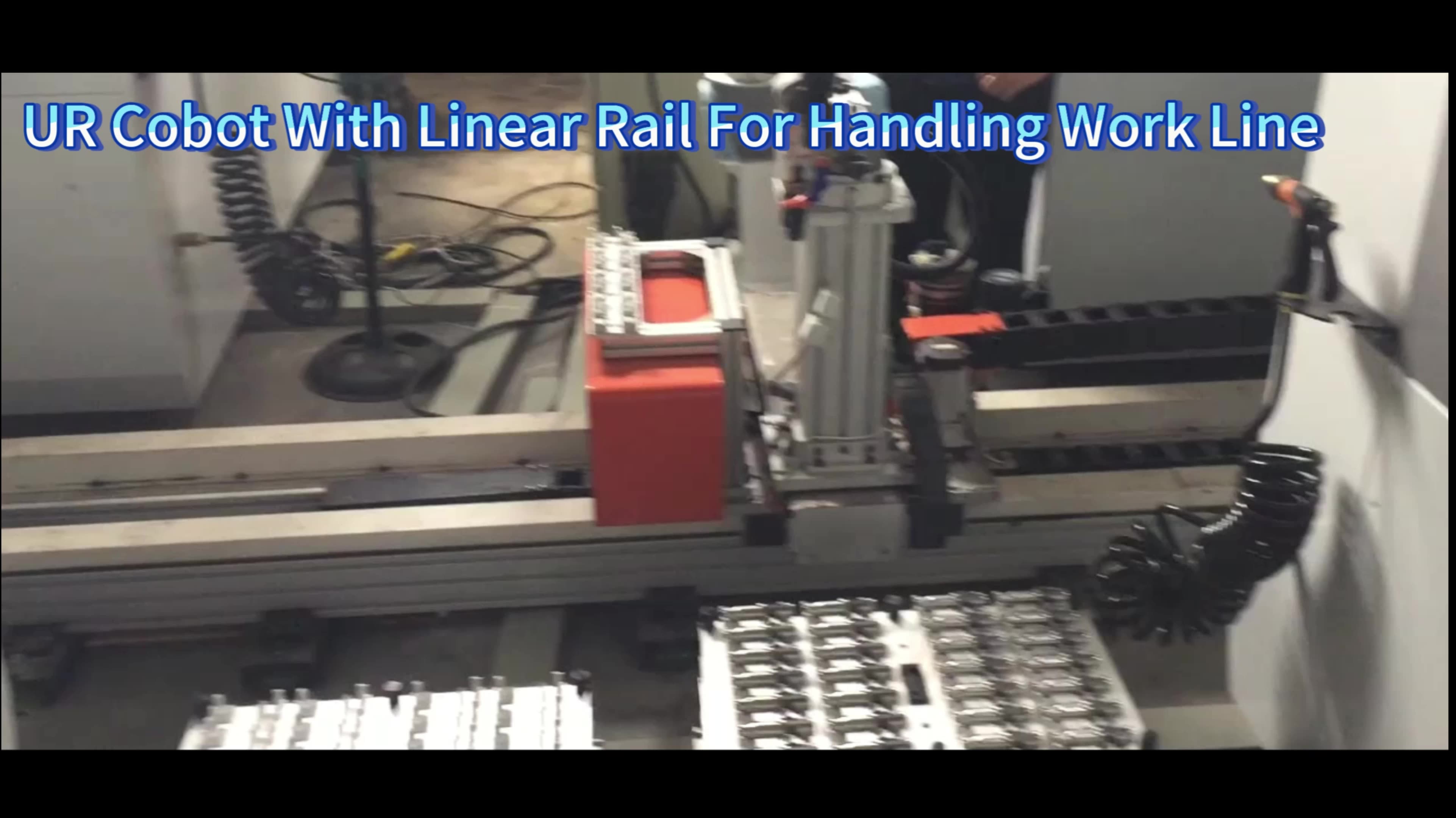 Universal Robot Ur10e Collaborative Robot Cobot With Robotiq Electric Gripper For Cnc Milling ...