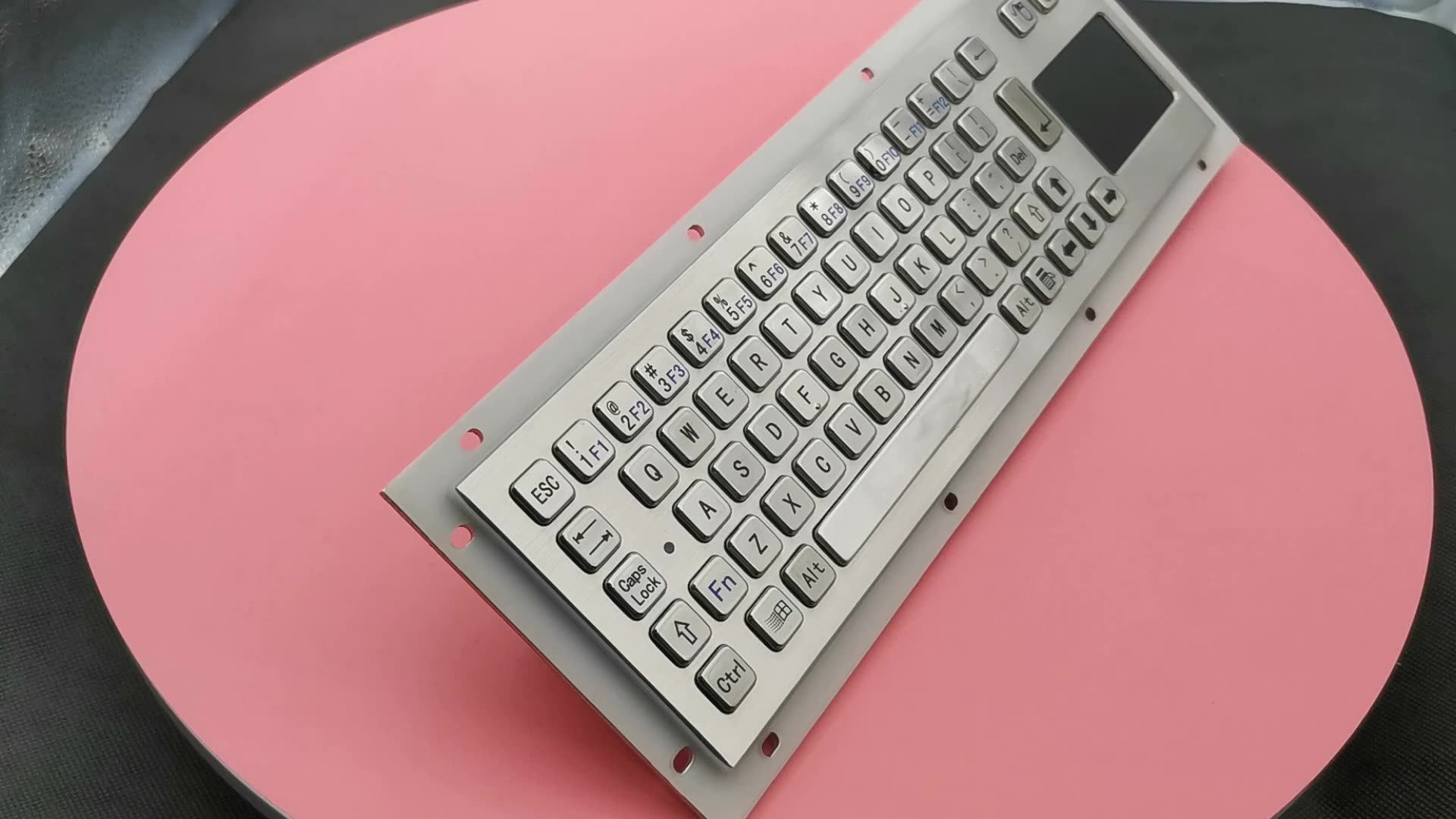 Industrial Metal Braille Stainless Steel Keyboard Ip65 Usb Metal ...