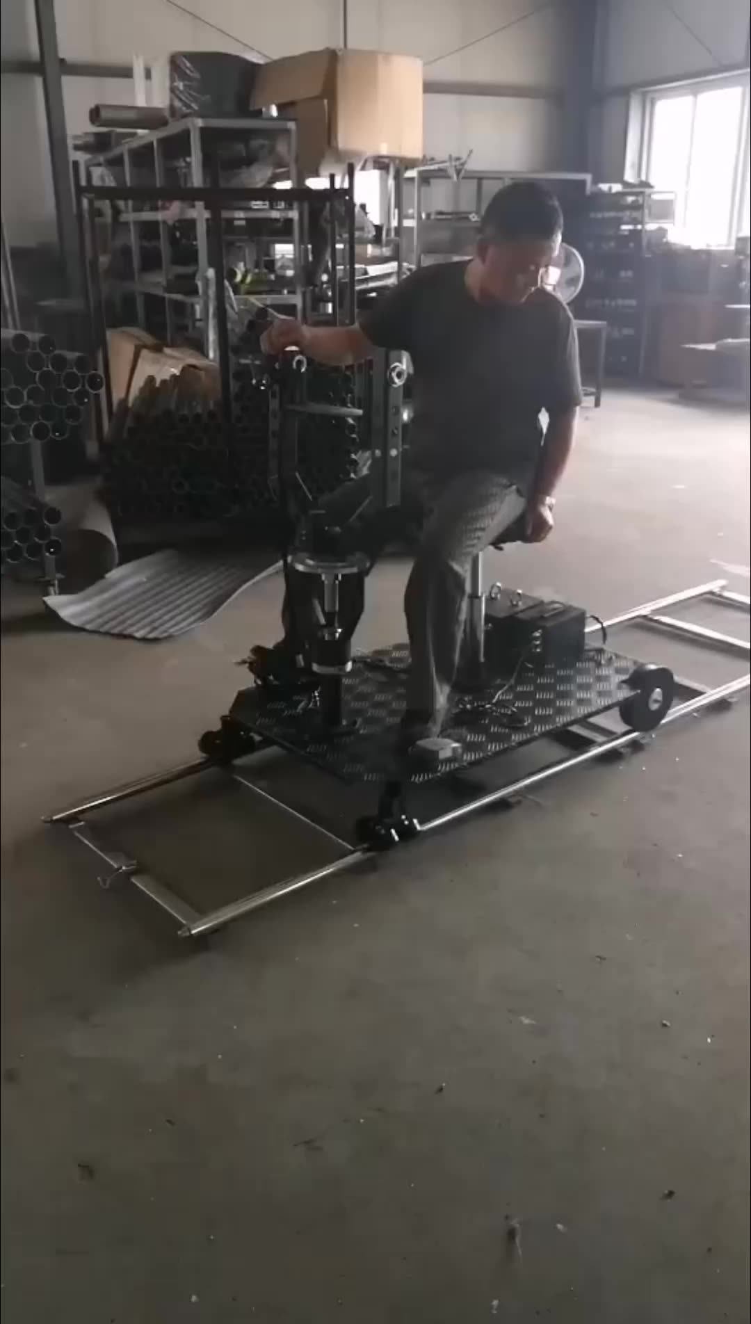 Full Kit Motorized Camera Track Dolly With Inverted Motorized Pan Tilt ...