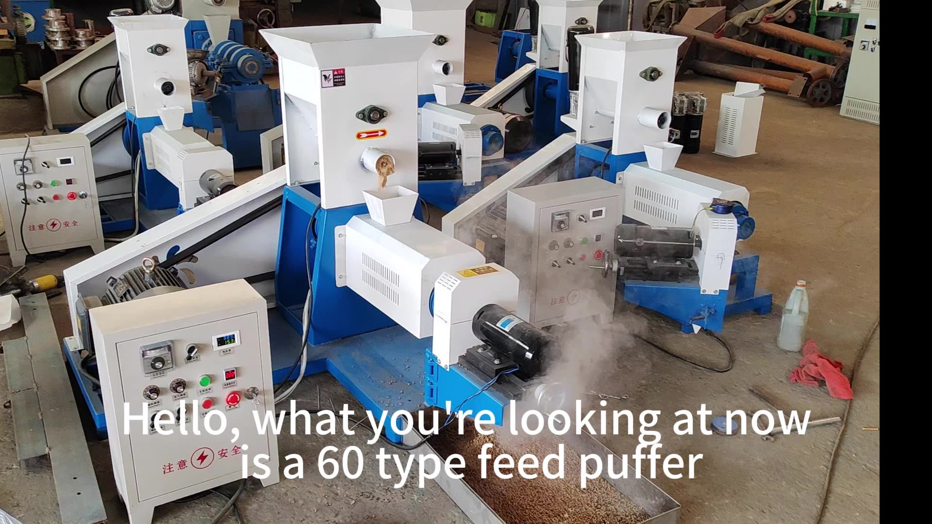 Fish Feed Puffer Full Automatic Bird Food Aquatic Floating Bait ...