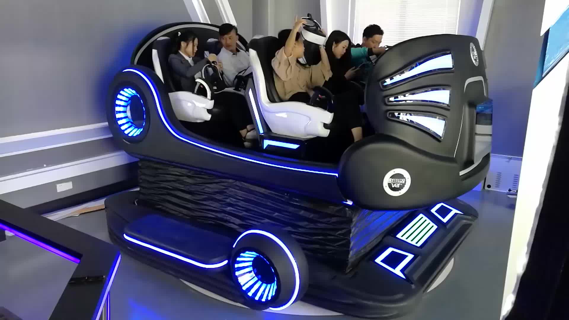 Vart Amusement Park 9d Vr Cinema Simulator 6 Dof System 9d Virtual Reality Roller Coaster 9d Vr ...