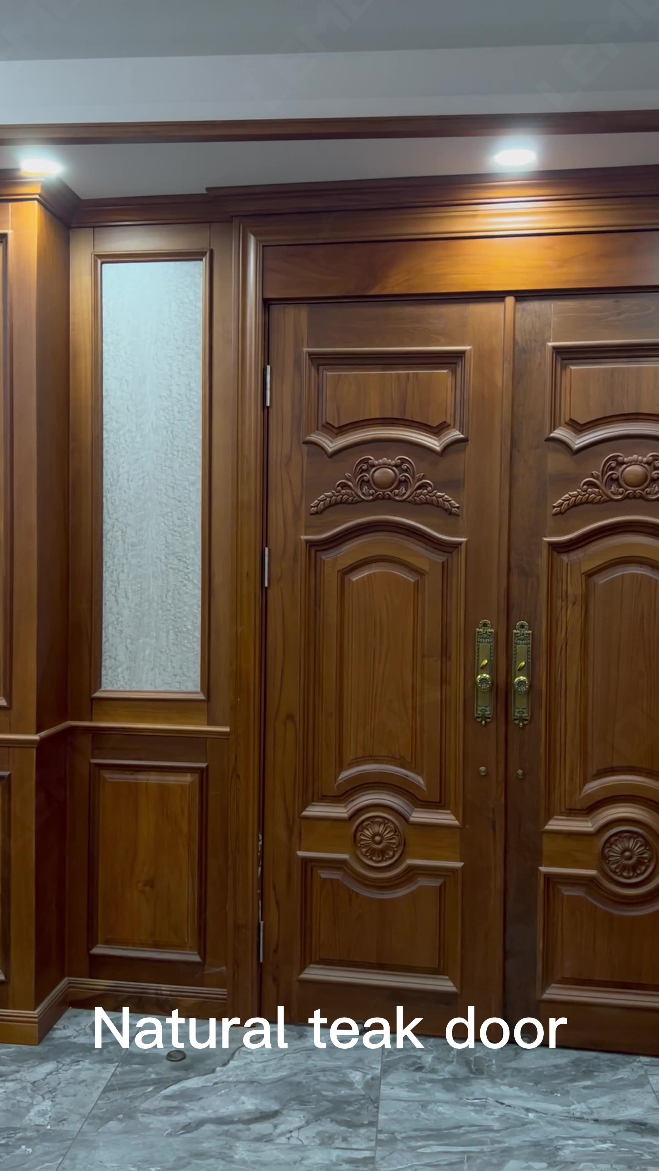 High Quality Modern Villa Exterior Front Entrance Design Entry Double ...