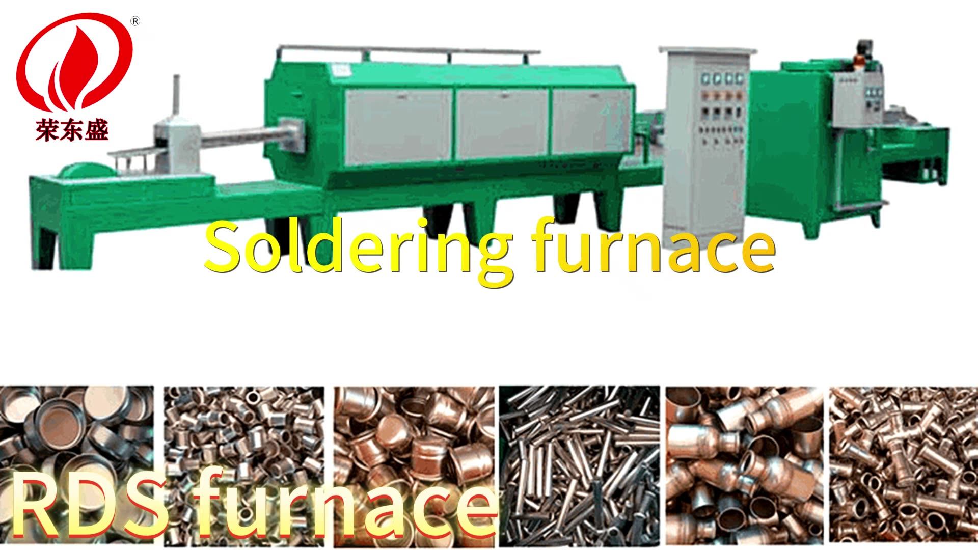 Copper Iron Aluminum Soldering Continuous Furnaces 3 Ton 4 Ton 5 Ton ...